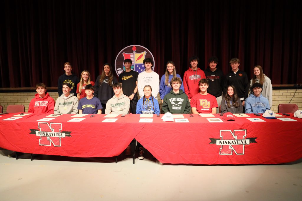 Nineteen Niskayuna High School student-athletes sign Letters of Intent ...