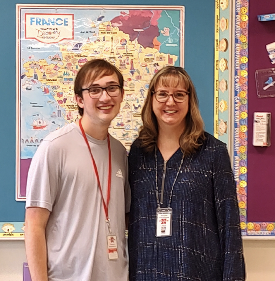 French student explores teaching through Career Exploration Internship ...