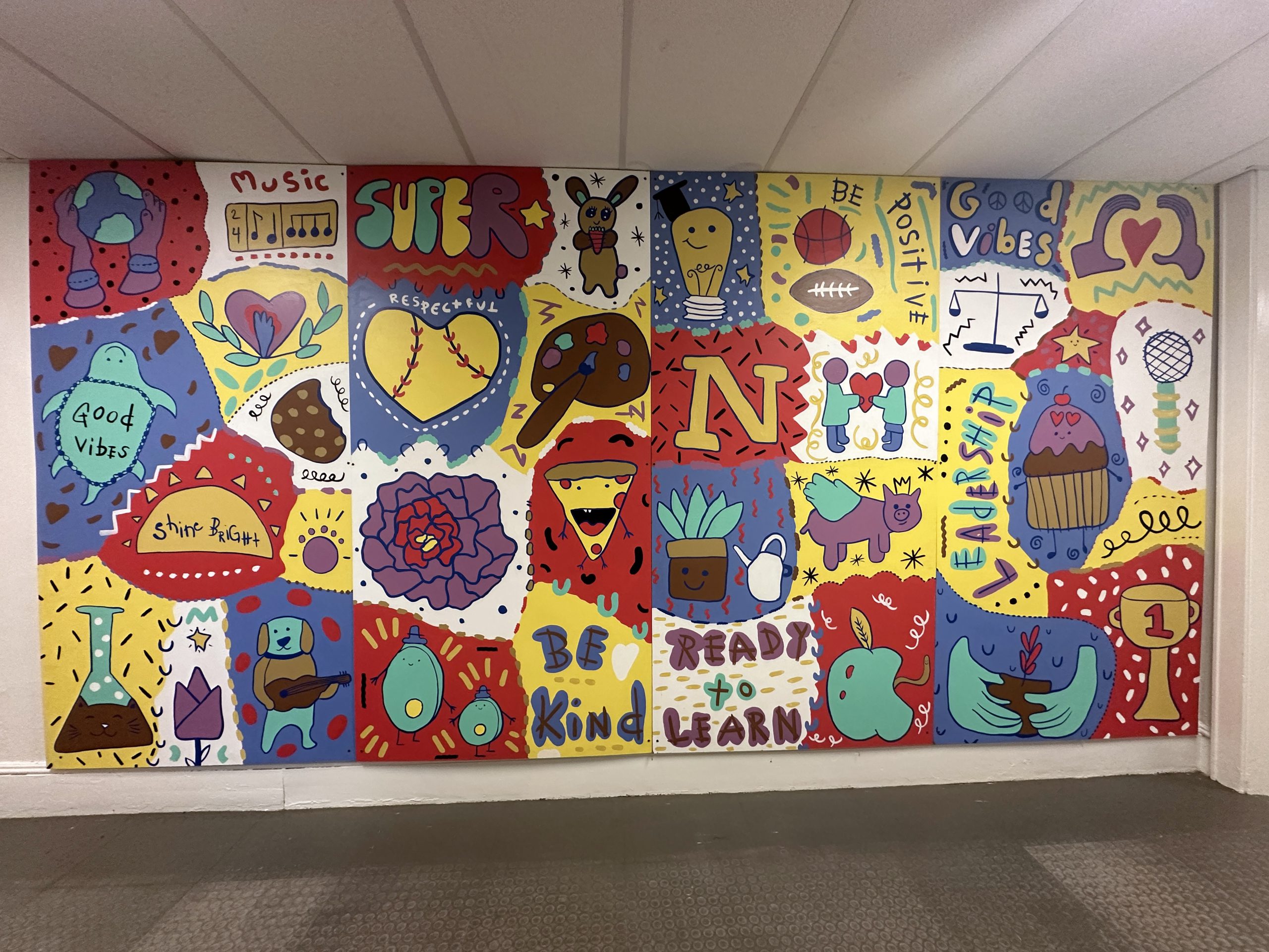 Grade 5 students create collaborative mural - Niskayuna Central School ...